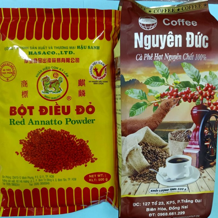 Bột Điều Đỏ 500g. Dùng Dùng để thắng lấy dầu lấy màu, nấu cà ri